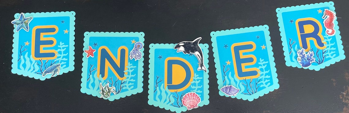 Under the Sea Banner / Party Decoration - Etsy Canada