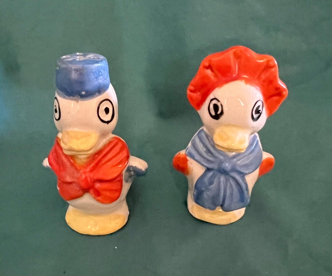 Vintage Miniature Duck Salt and Pepper Shakers - Etsy
