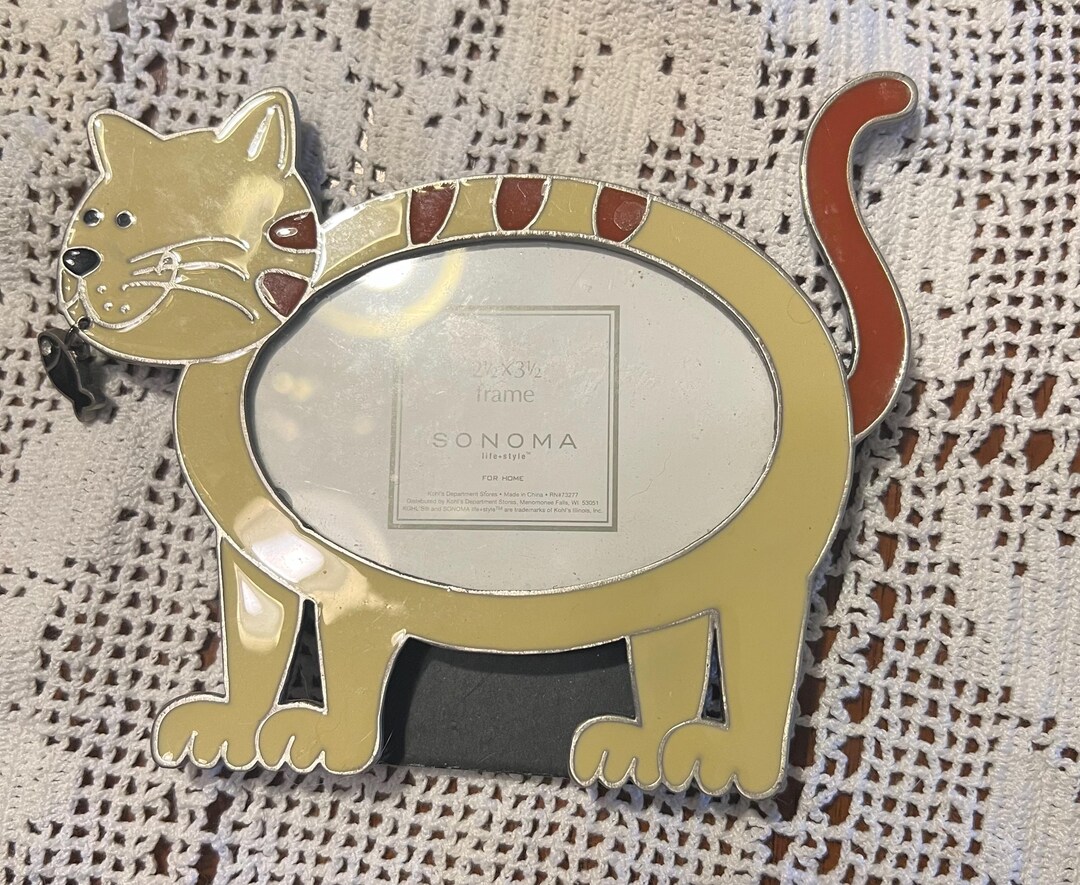 Sonoma Cat Picture Frame - Etsy