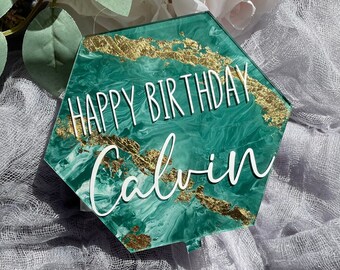 Acrylic Birthday Cake Sign - Etsy