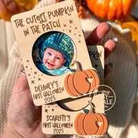 Halloween Picture Frame | Personalized Frame for 5x7 Photo | Trick or ...