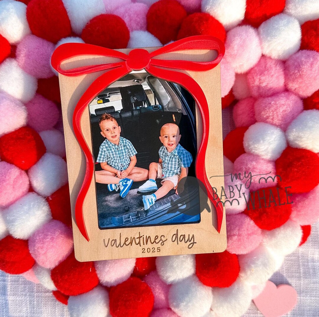 Valentine's Day Gift First Valentine Day Custom Photo Frame ...