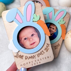 Easter Gift Frame Grandma Easter Gift,grandchildren Photos Easter Gifts ...