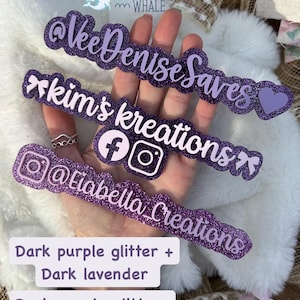 Instagram Tag Name| Physical Watermark| Acrylic Username Tag |small ...