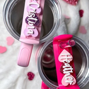 Valentines Day Name Plate Stanley Personalized Name Tag Valentine's ...