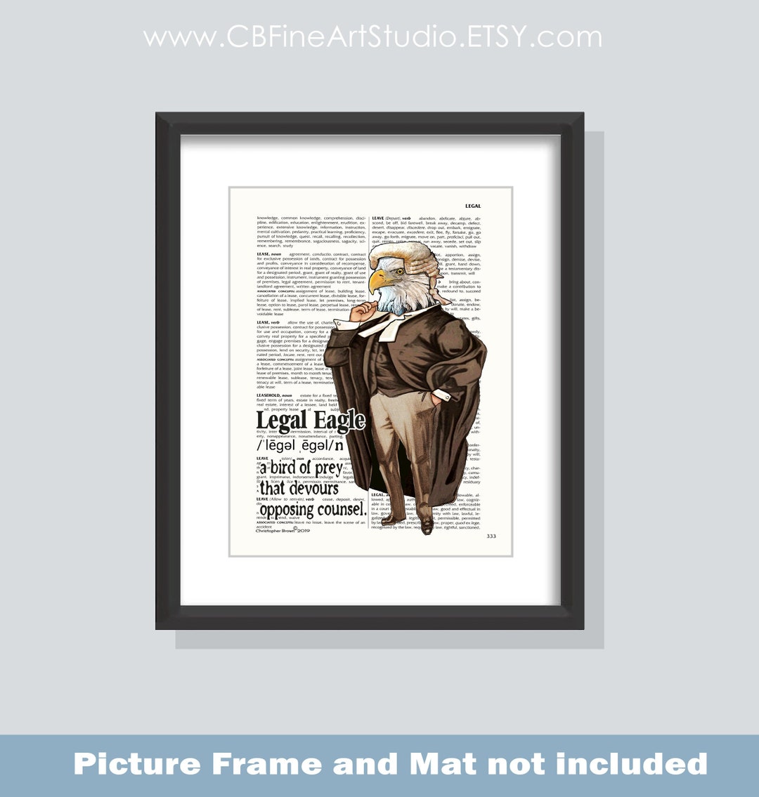 Lawyer Print, legal Eagle, Funny Lawyer Print, Lawyer Gift, Law Student ...
