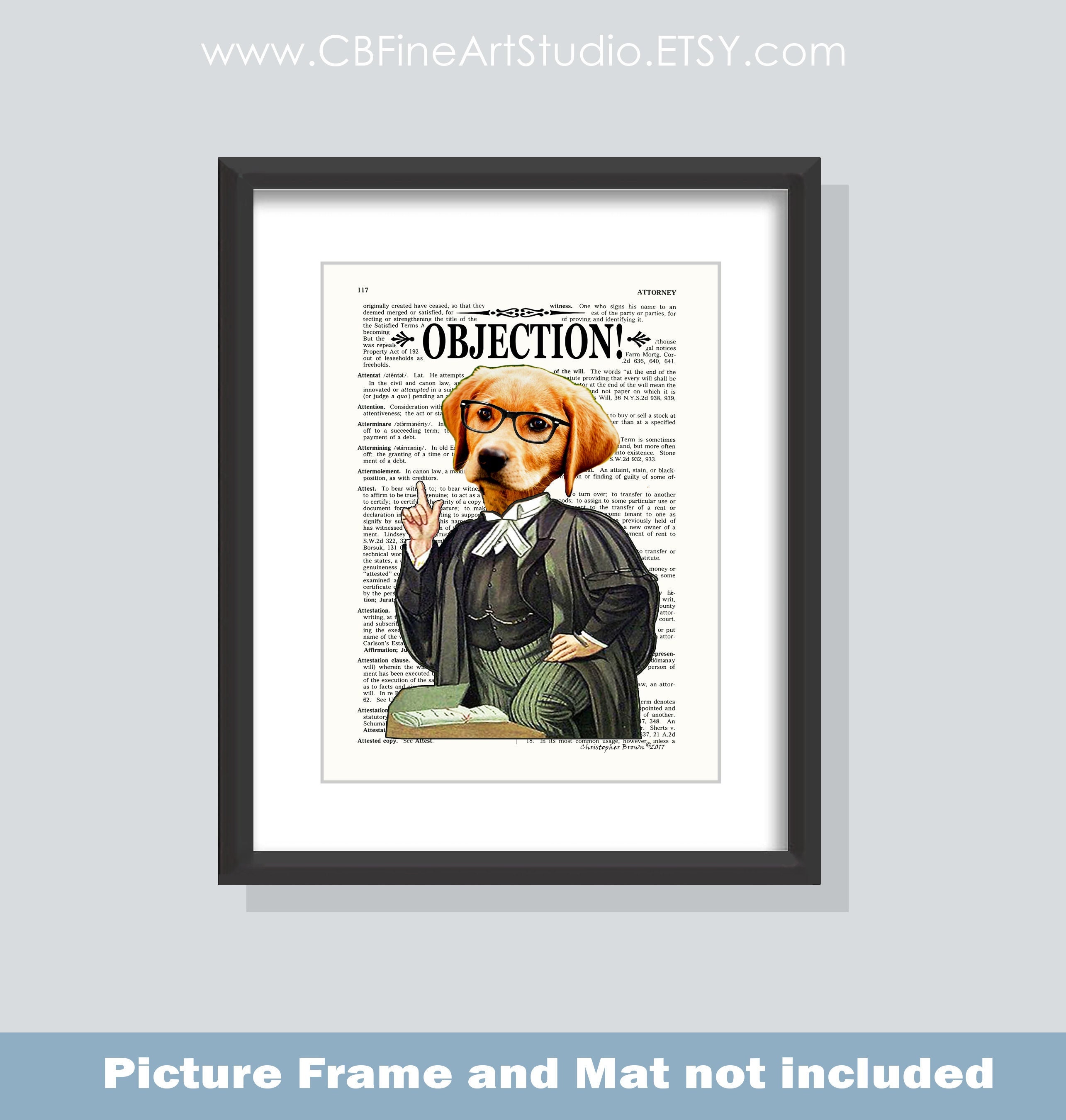 Lawyer Print, objection, Funny Lawyer Print, Lawyer Gift, Law Student ...