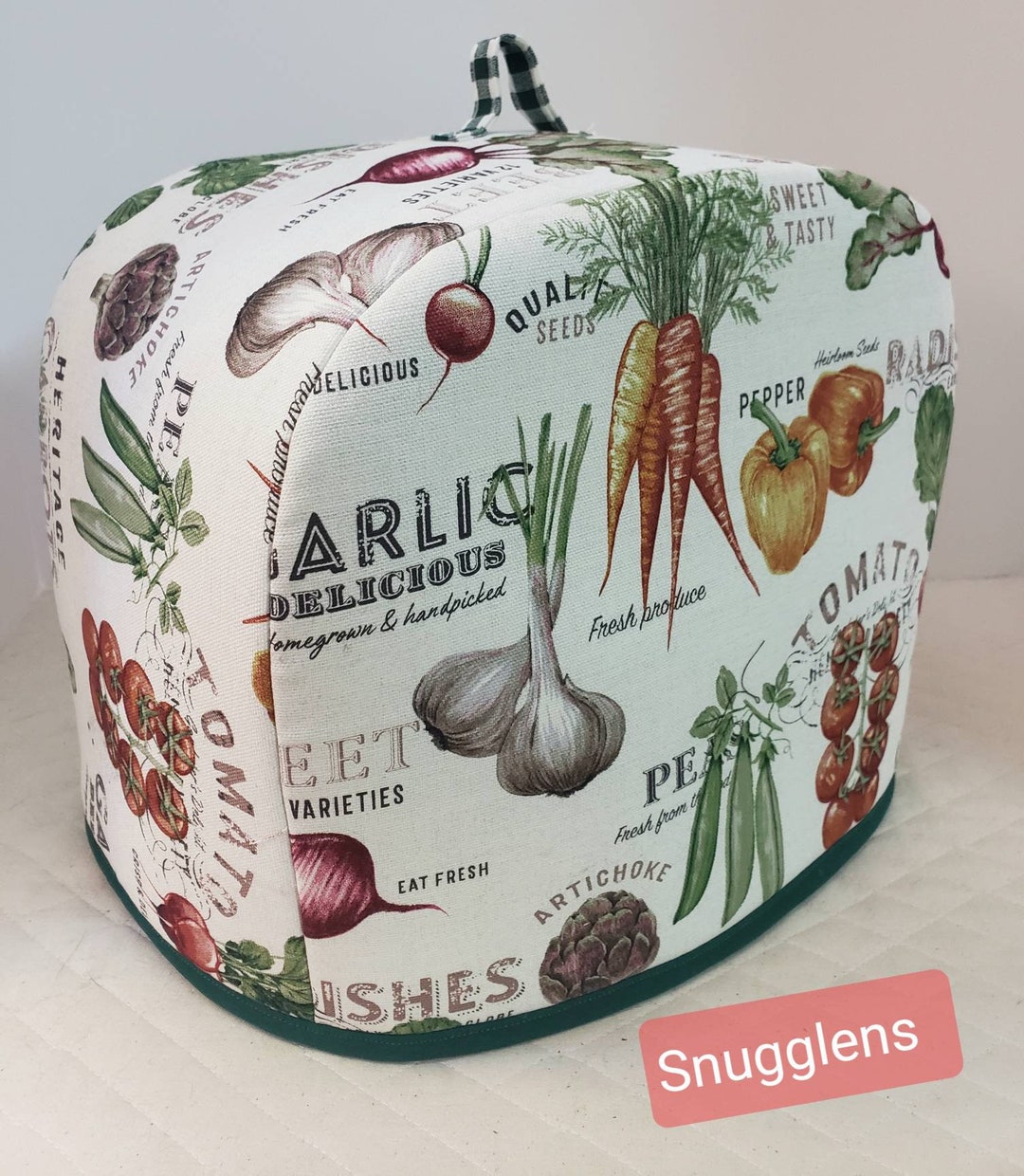 SNUGGLENS Toaster Cover, Kitchen Appliance Cover, Handmade, 2 or 4 ...
