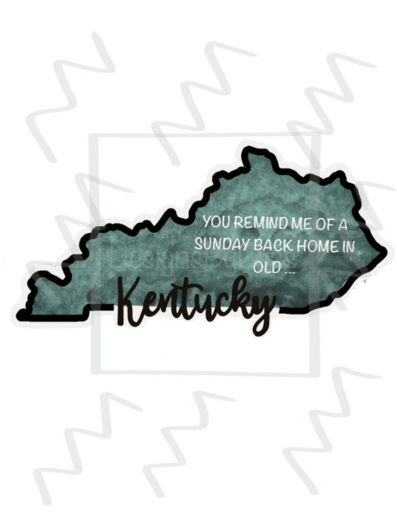 Kentucky Sticker Digital Download | Etsy