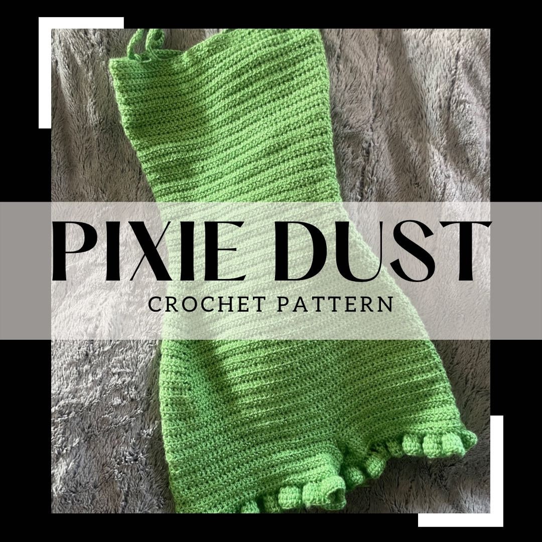 Pixie Dust ||DIGITAL DOWNLOAD, Crochet Pattern, Romper, off Shoulder ...