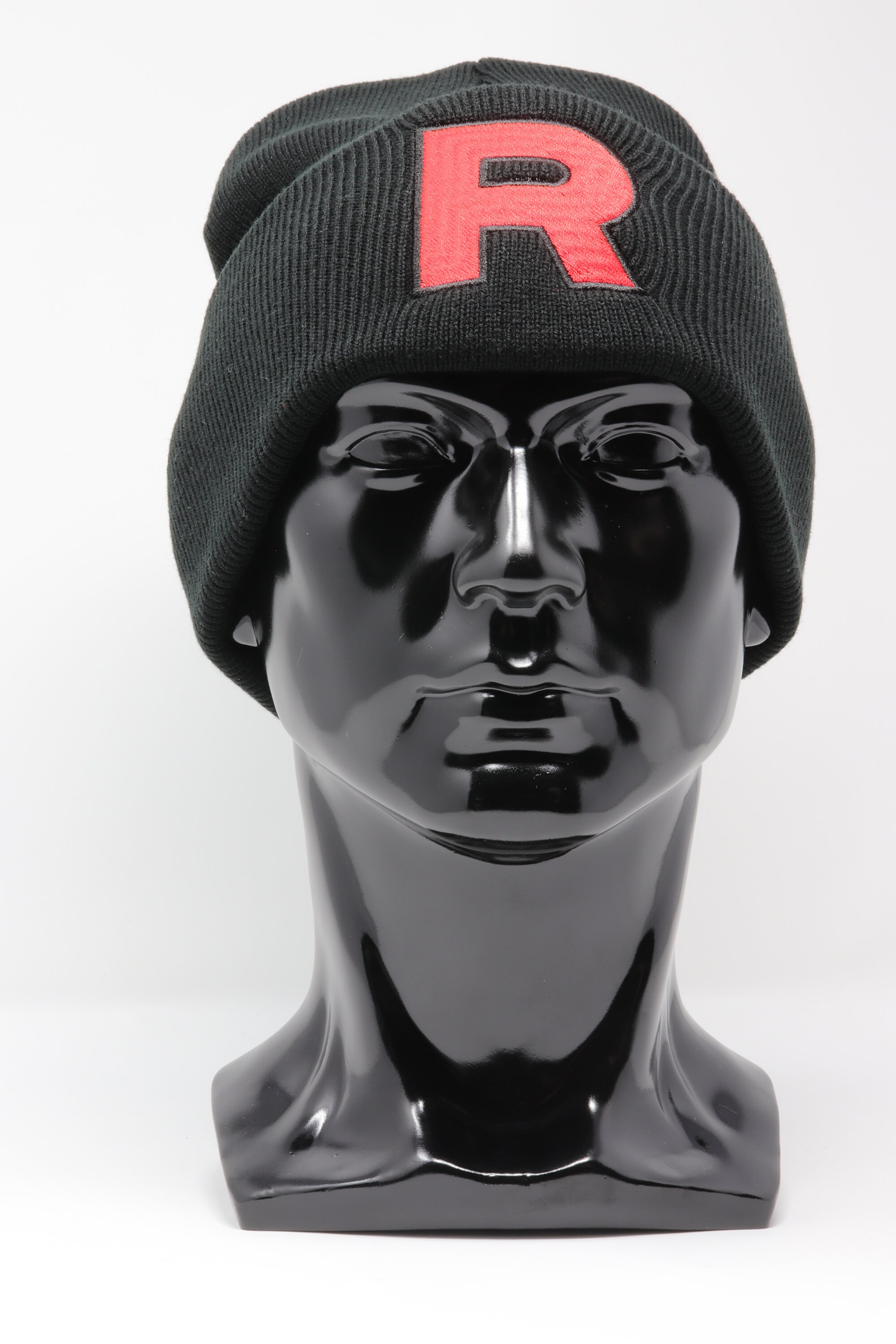Team Rocket Embroidered Black Cuffed Beanie Multiple | Etsy