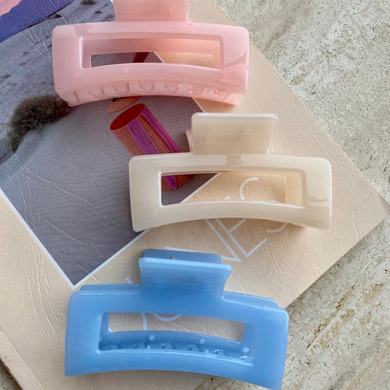 Blue Hair Clip - Etsy