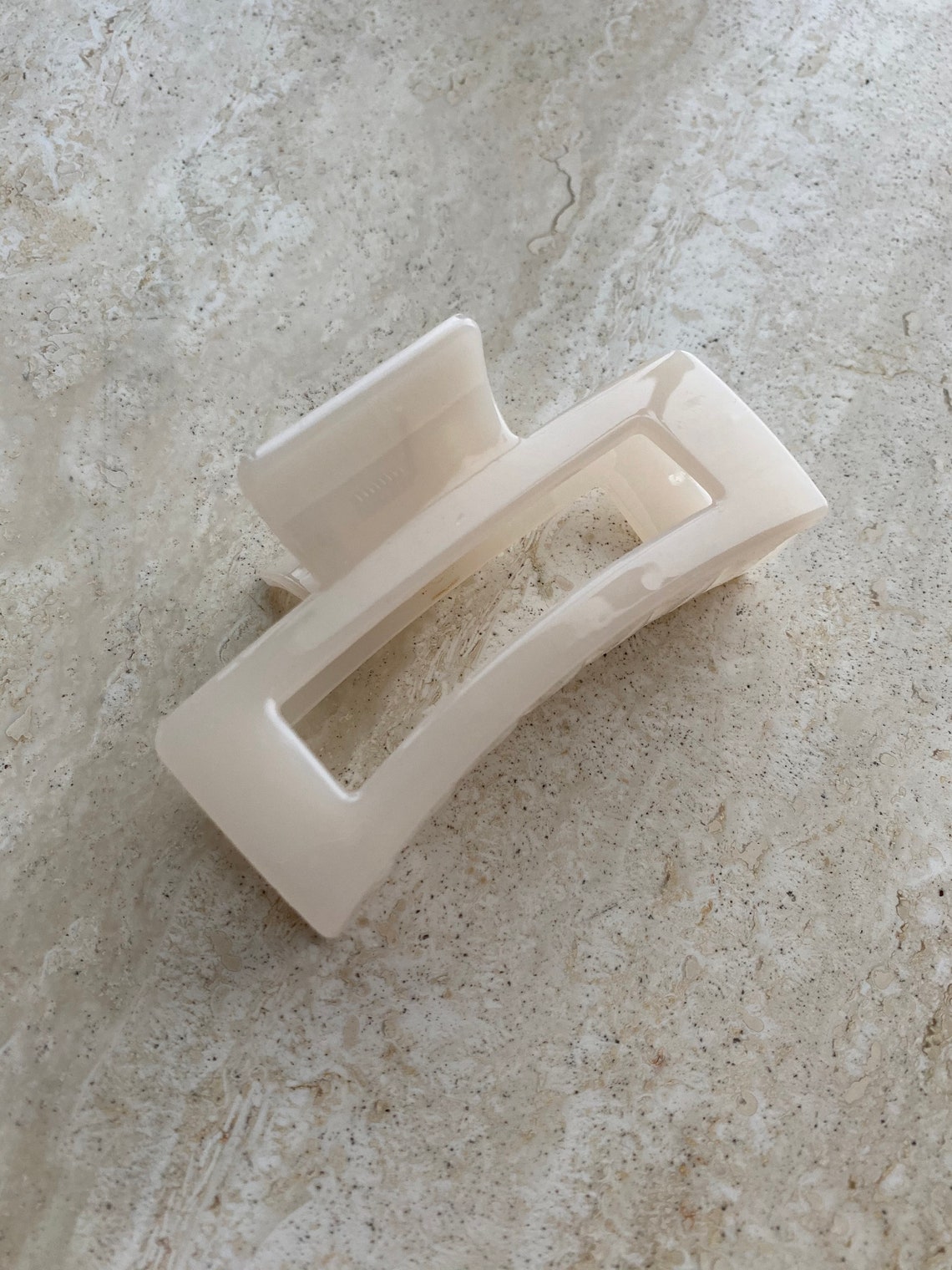 Medium Rectangle 90's Inspired Claw Clip Pink and Blue - Etsy