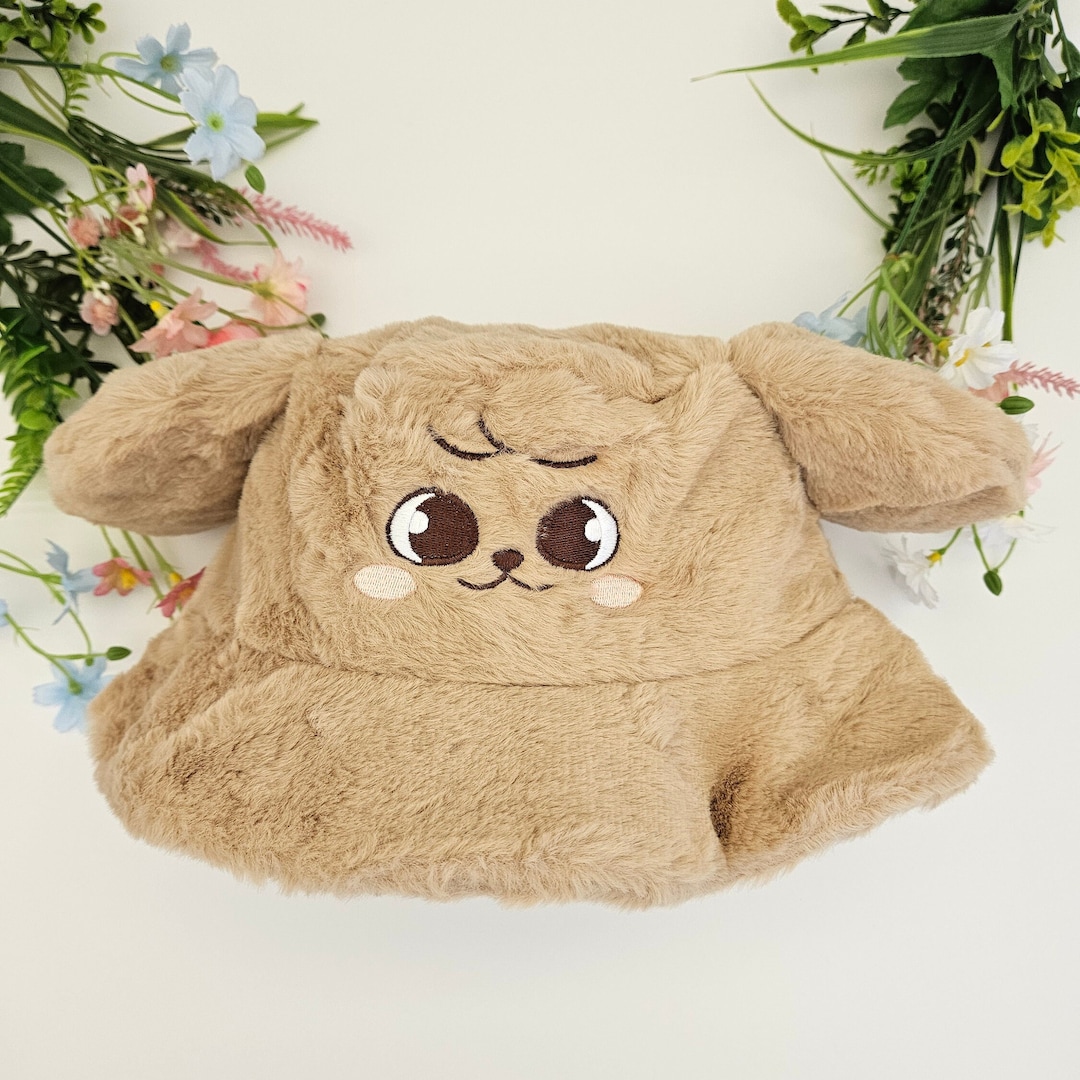 Stray Kids SKZ Skzoo Kim Seungmin Puppym Fluffy Embroidered Bucket Hat ...