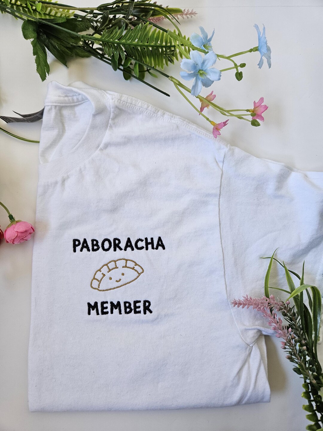 Paboracha Member Stray Kids Embroidered Tee Tshirt - Etsy