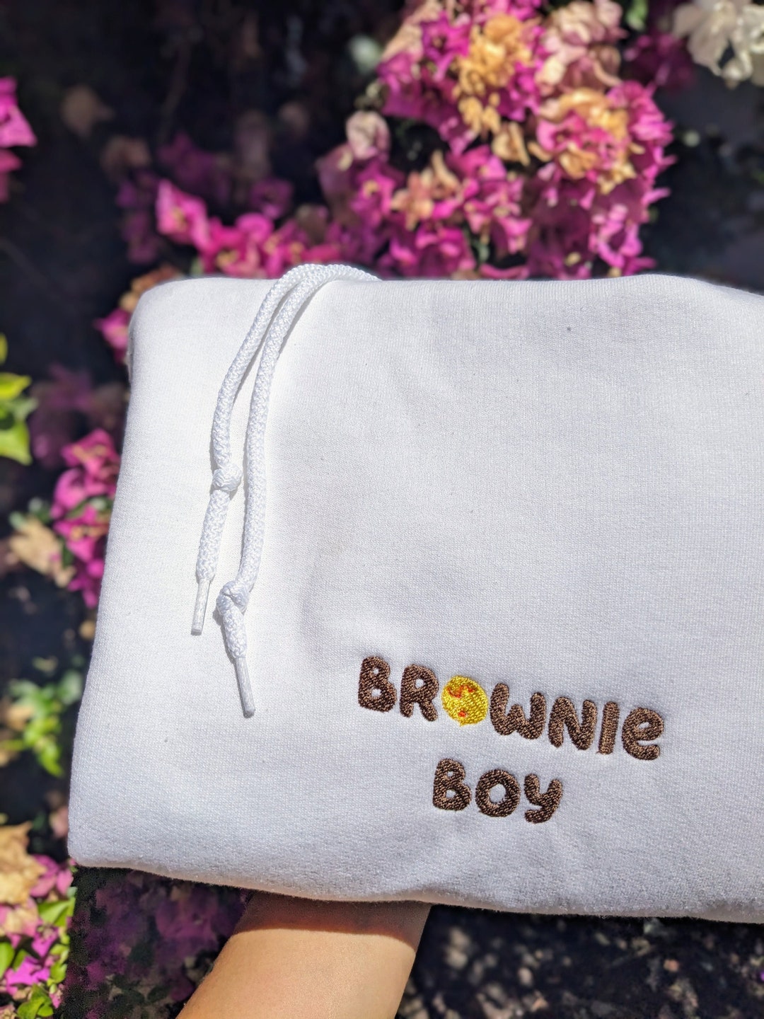 Stray Kids Lee Felix Bbokari "brownie Boy" Embroidered Hoodie Merch ...