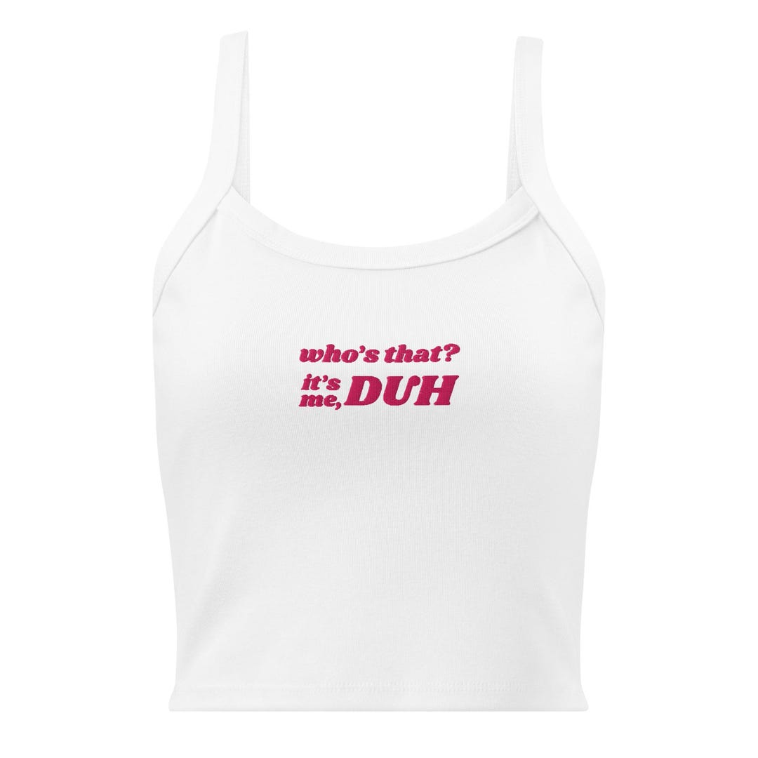 P1harmony P1H "who's That It's Me, Duh" Embroidered Tank Top - Etsy
