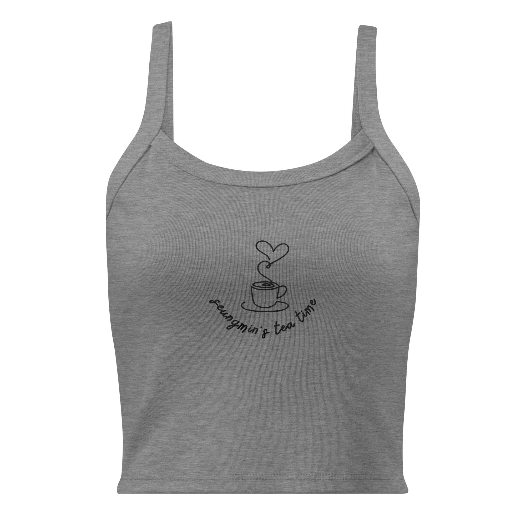 SKZ Stray Kids Kim Seungmin's Tea Time Embroidered Tank Top - Etsy