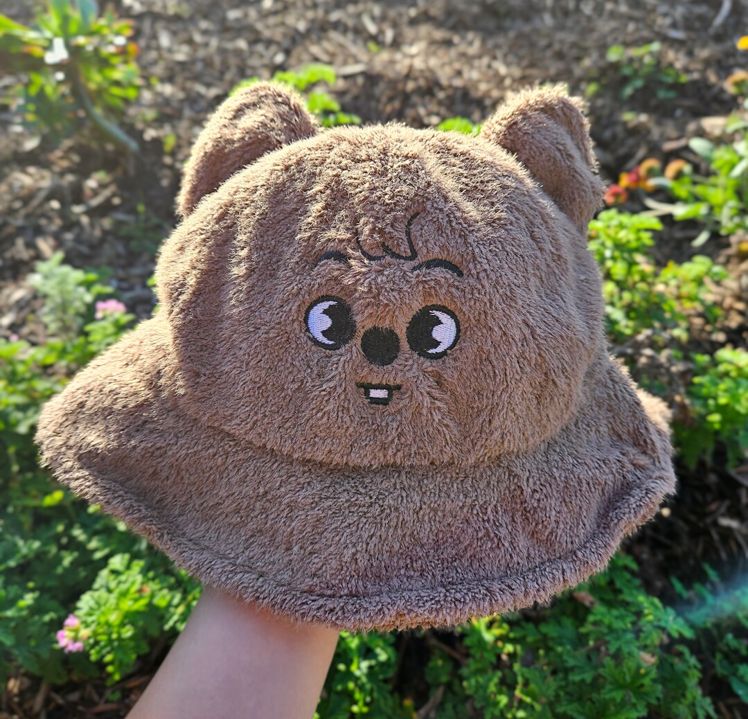 Stray Kids SKZ Skzoo Han Jisung Quokka Fluffy Embroidered Bucket Hat ...