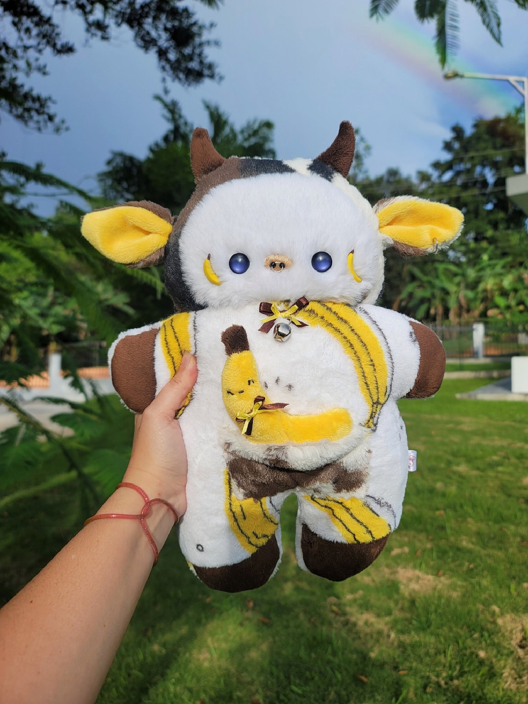 Banana Cow - Jumbo Size Plushie - Etsy