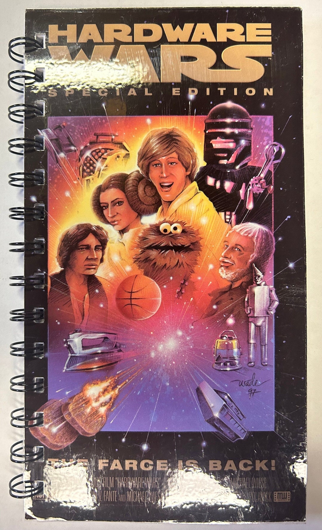 Retro Vintage Movie Journals & Notebooks Hardware Wars VHS Star Wars ...