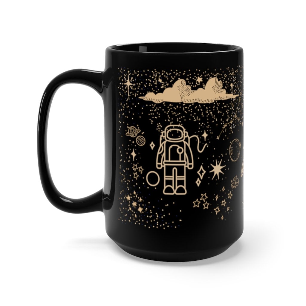 Astronaut Mug, Space Exploration, Outer Space Mug, Space Coffee Cup ...