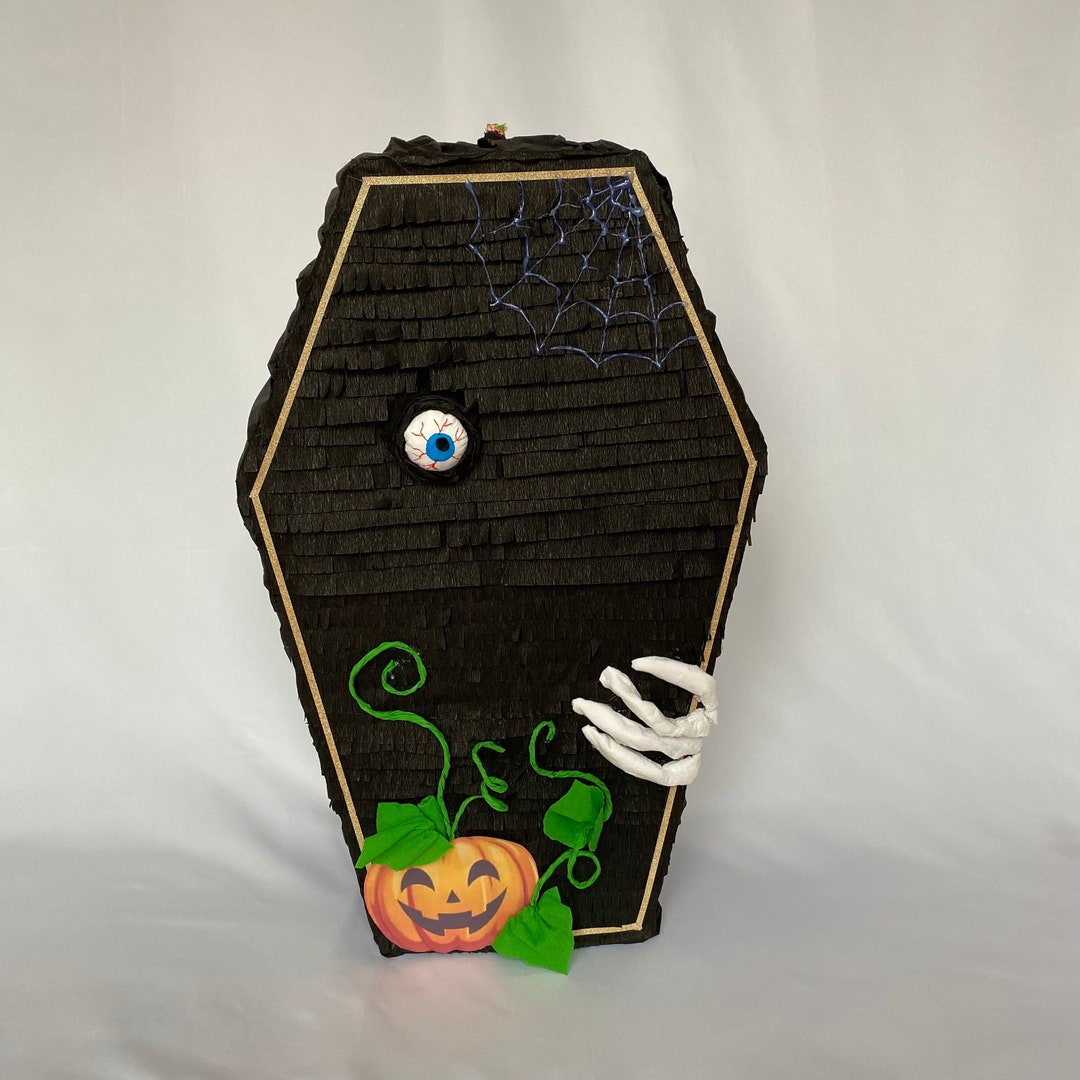 Halloween Coffin Piñata, an Ideal Party Game for a Spooky Halloween ...