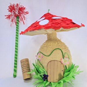 Toadstool Piñata, Our Magic Mushroom Will Compliment Your Fairy Party ...