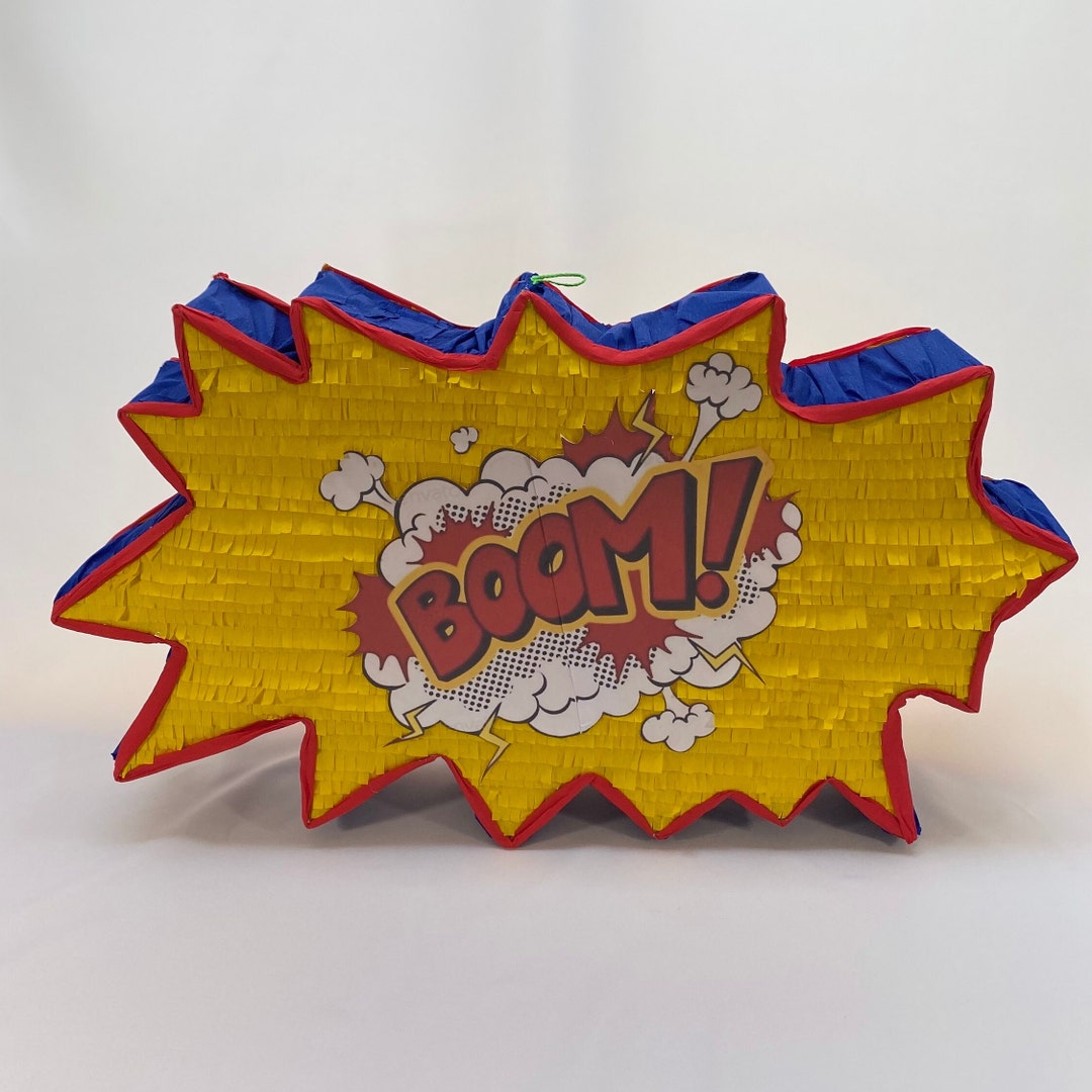 Boom Pow Smashing Superhero, Comic Book Piñata, a Fun Party Game That ...