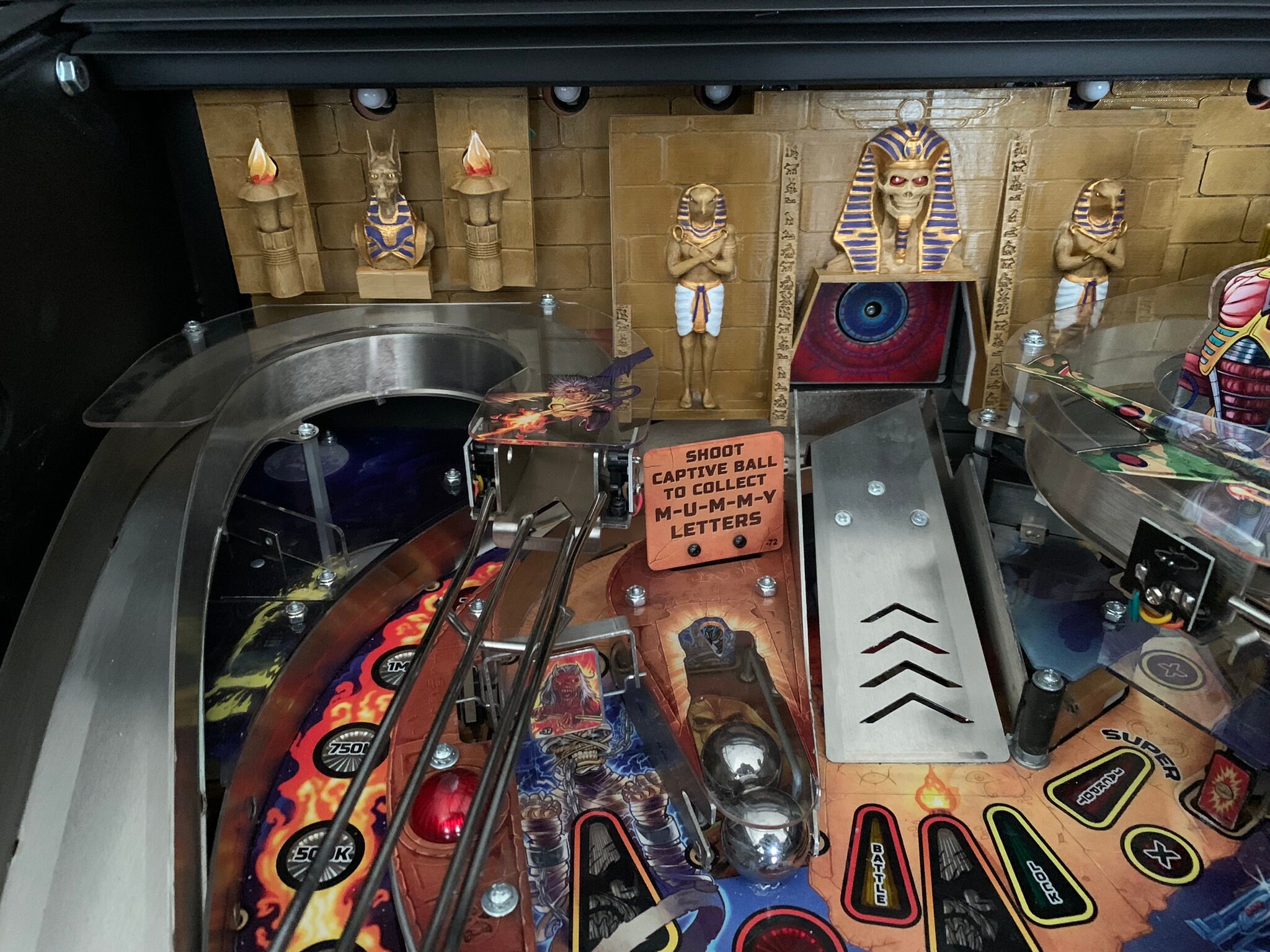 Iron Maiden Pinball Backboard - Etsy