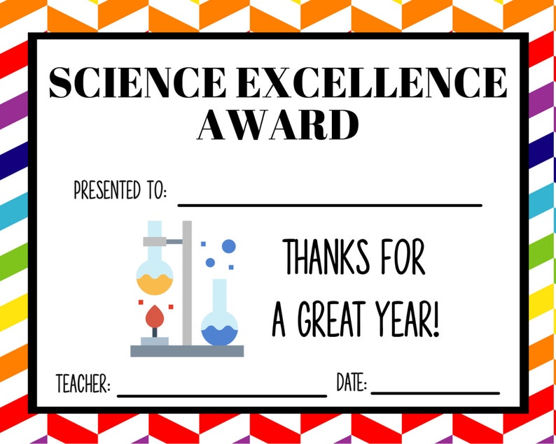 End of School Award Certificates | Set of 40 Editable Certificates - Etsy