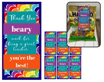 Gummy Bear Teacher Appreciation - Etsy