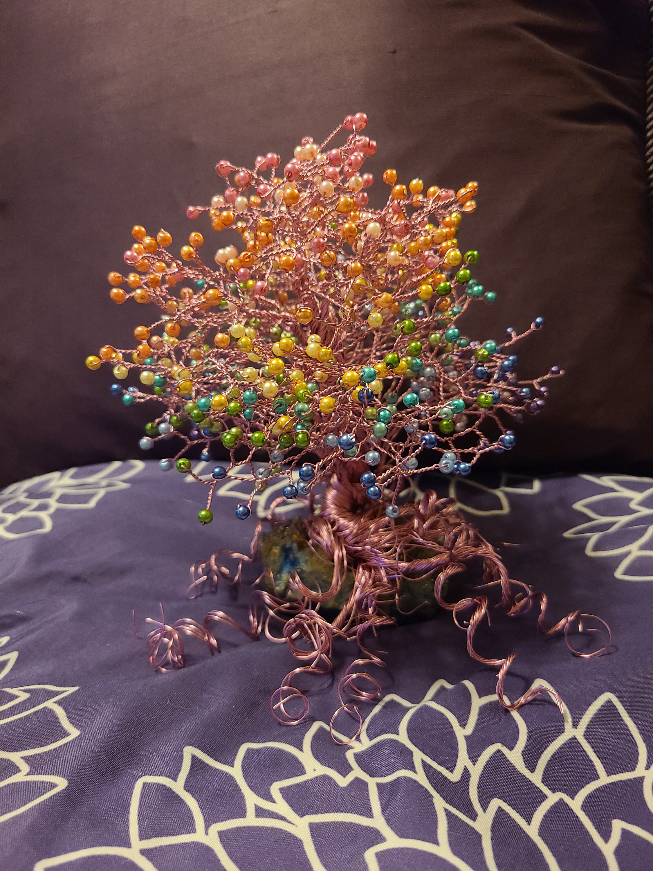 Rainbow Pearls Fantasy Tree - Etsy