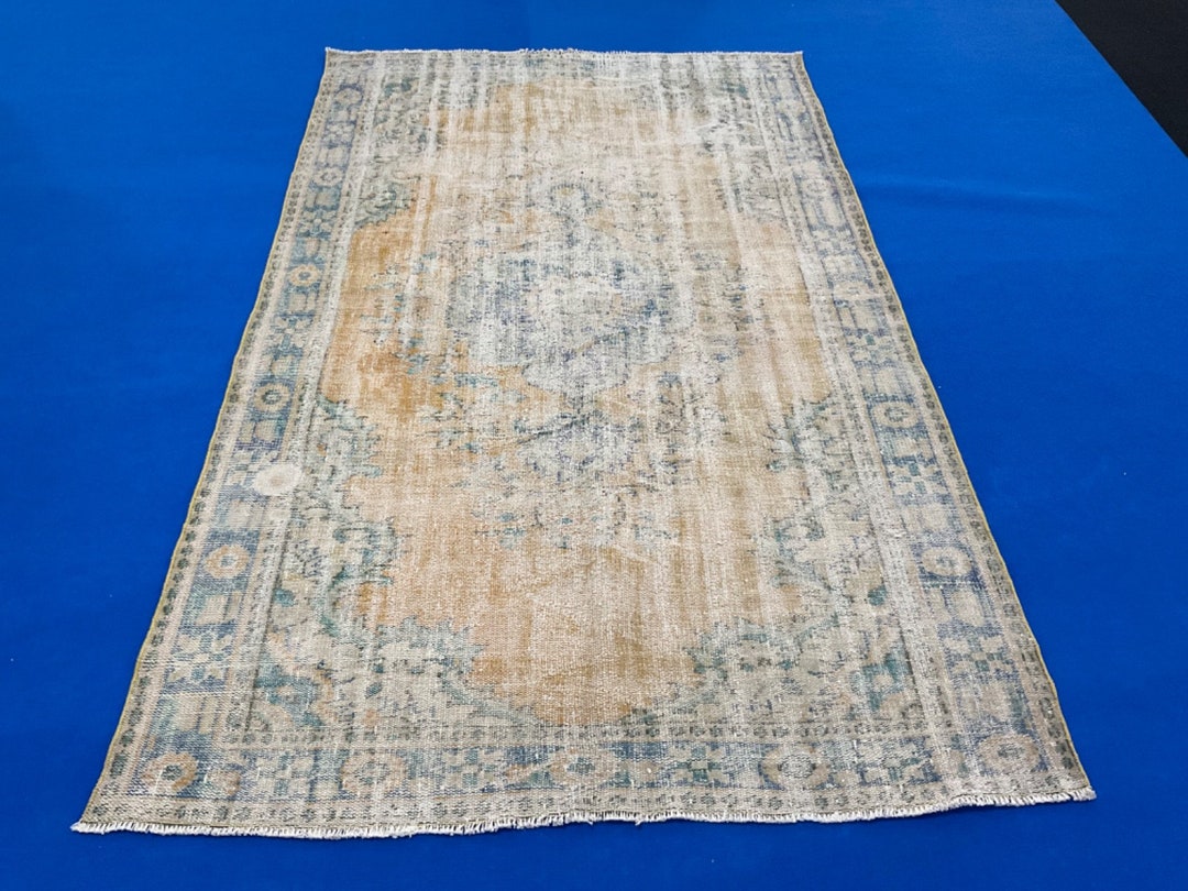 5x9 Natural Area Rug, Large Rug, Kitchen Rug, Oversize Rug, Bedroom Rug ...