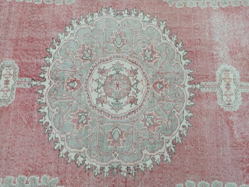 Turkish Handmade Pink Carpet/ Wool and Cotton Rugs /boho - Etsy