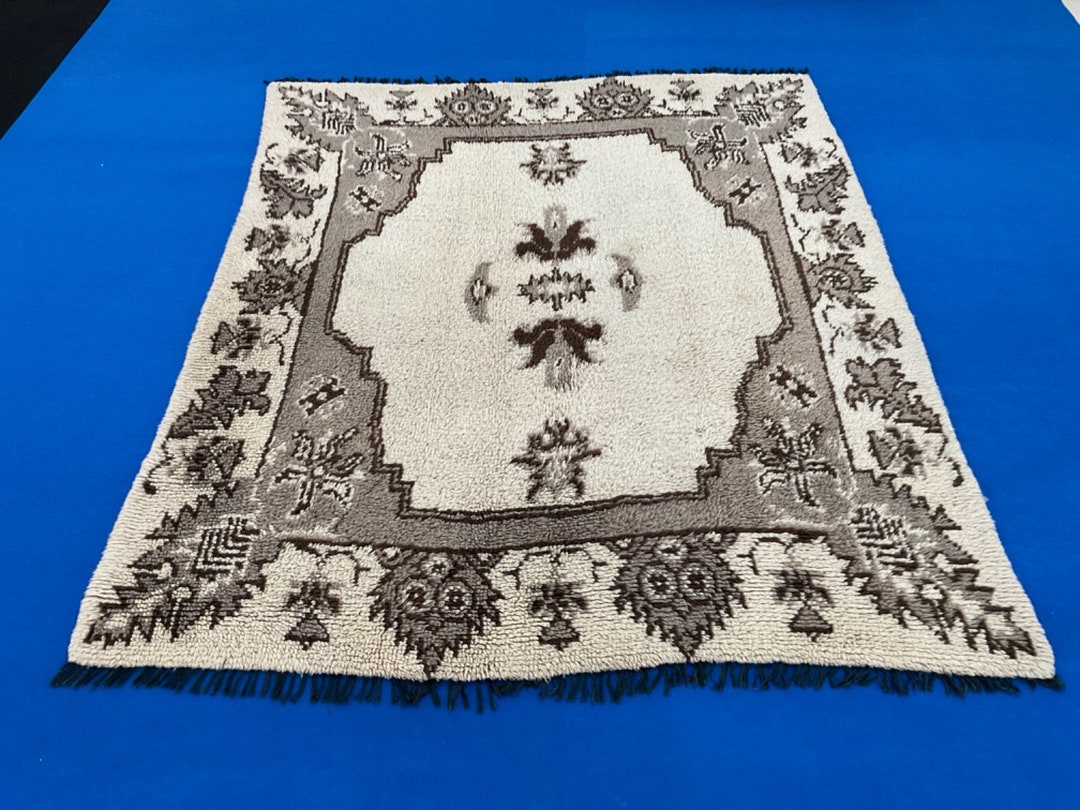 Bulgarian Tulu, 6x8 Rug, Wool on Wool, Home Decor Rug, Wool Rug ...