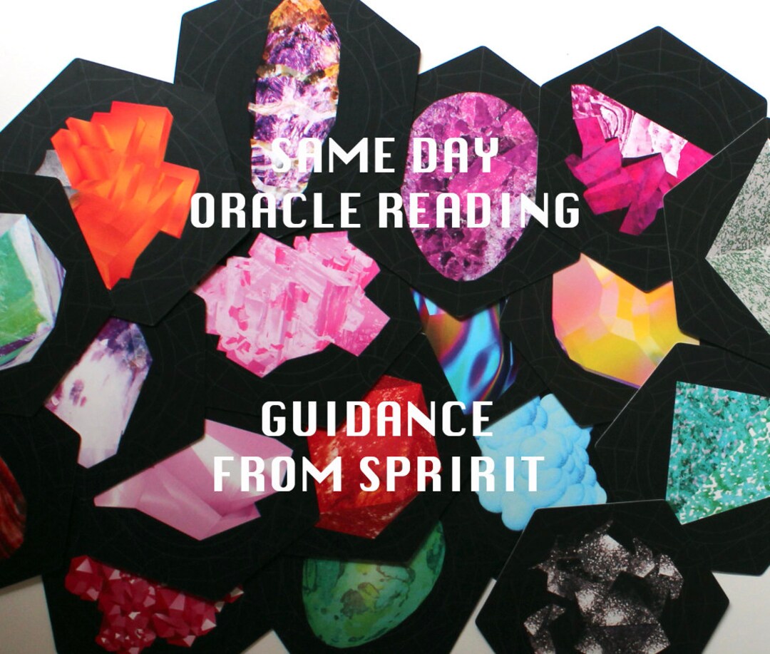 SAME DAY Oracle Reading for Guidance: Crystal Card, 1-6 Cards - Etsy