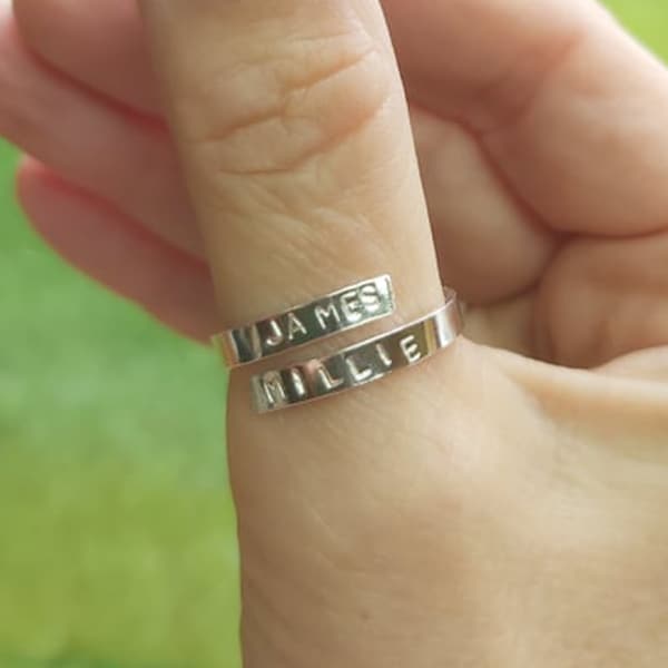 Childs Name Ring - Etsy
