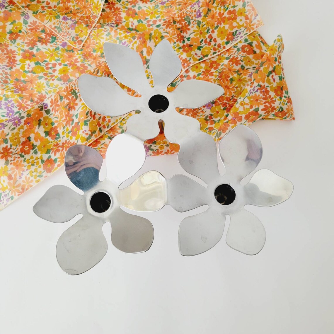 Vintage Ikea Monika Mulder Stockholm Stainless Steel Flower - Etsy