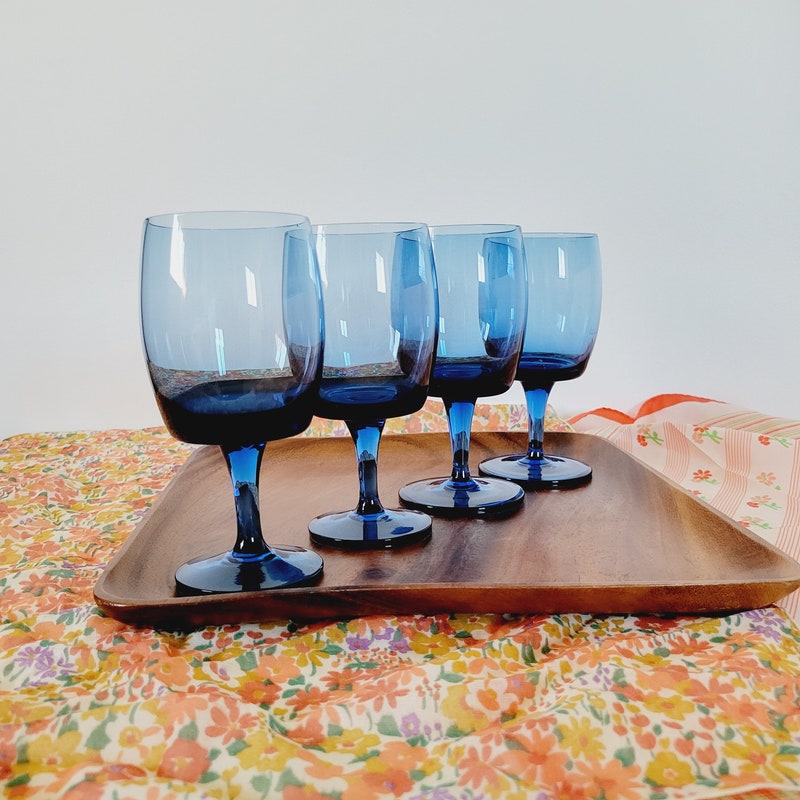 Colored Glass Stemware - Etsy