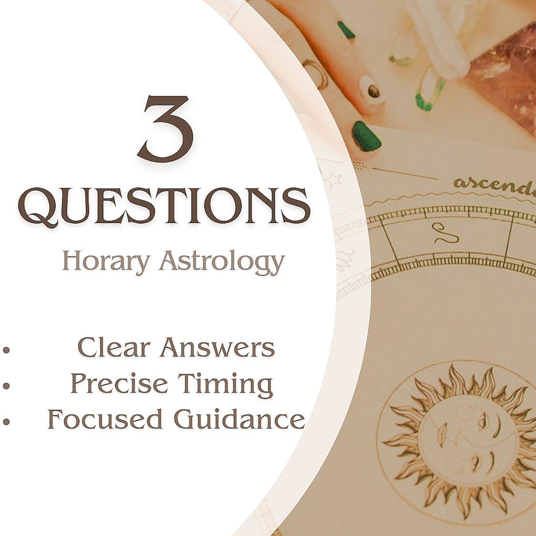 Three Questions Horary Astrology Reading. Ask Astrology. In-depth ...