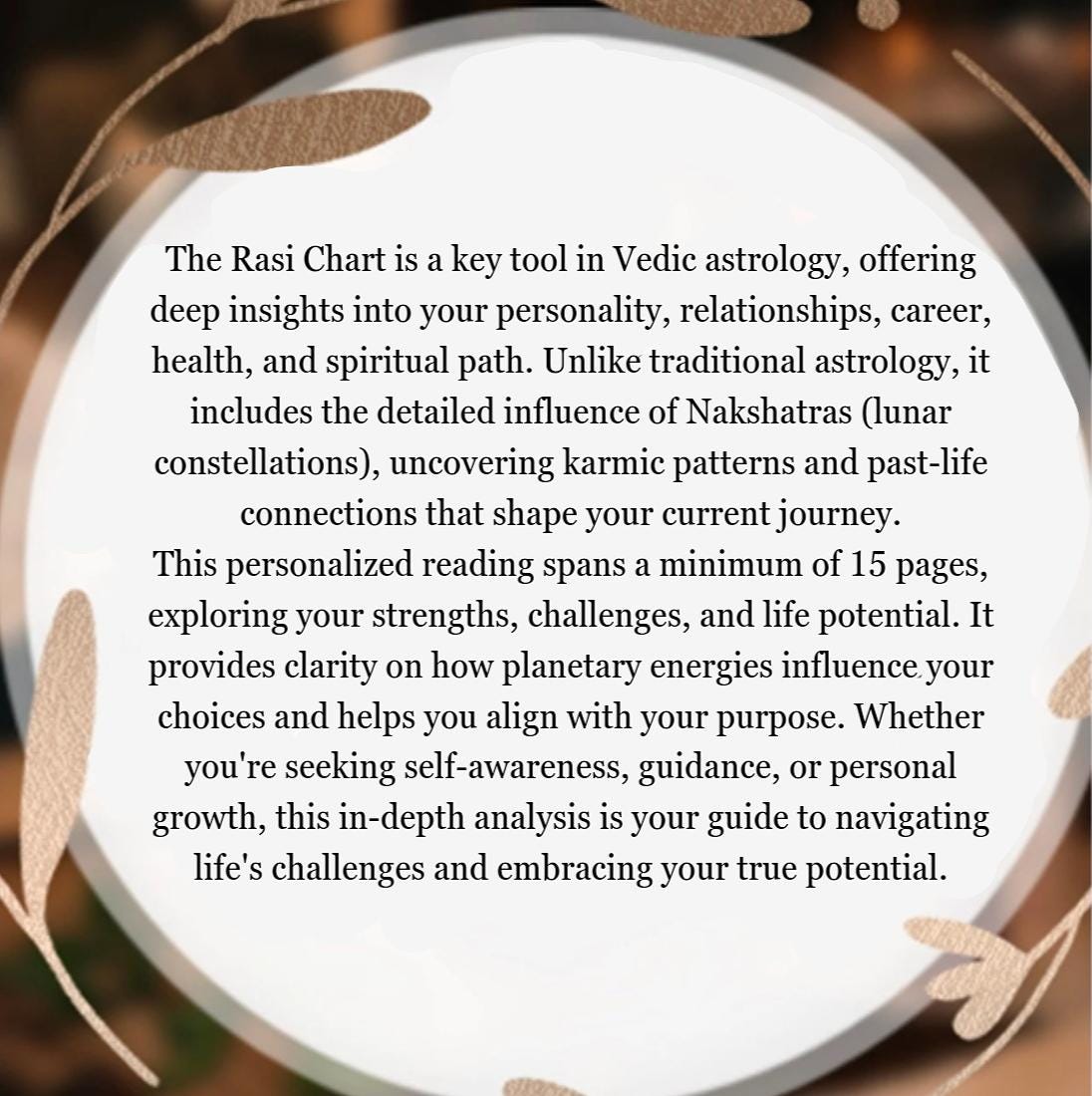 Rasi Chart Vedic Astrology Reading - D1 Birth Chart Analysis | Karmic ...