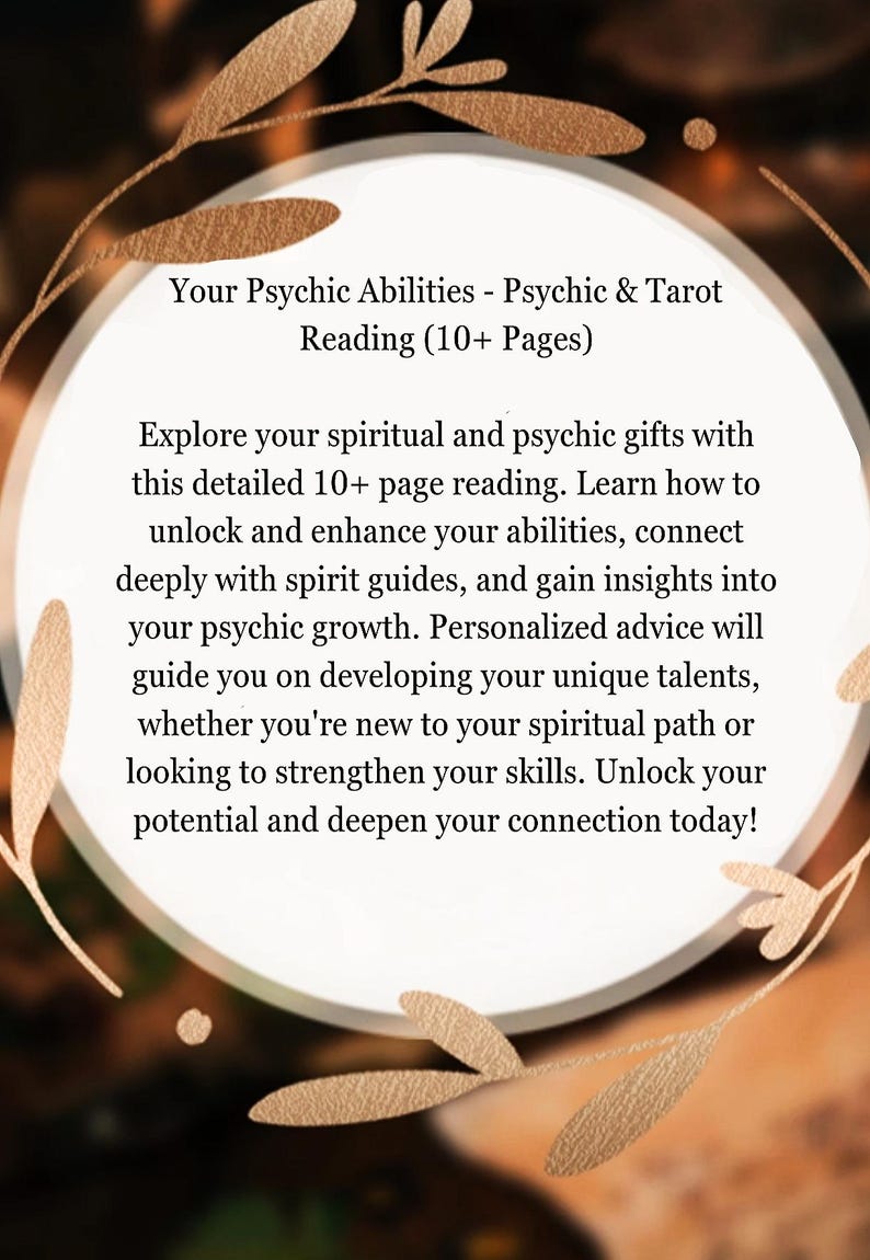 Unlock Your Psychic Abilities Tarot Reading | Spiritual Guidance ...