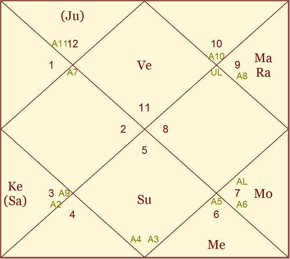 Dasamsa Chart Reading Vedic Astrology. Career & Wealth Report. D10 ...