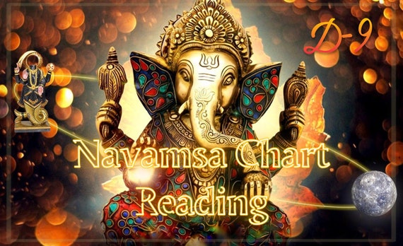 Navamsa Chart Reading. Navamsa D9 Chart Marriage and - Etsy