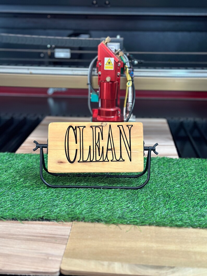 Clean/dirty Sign - Etsy