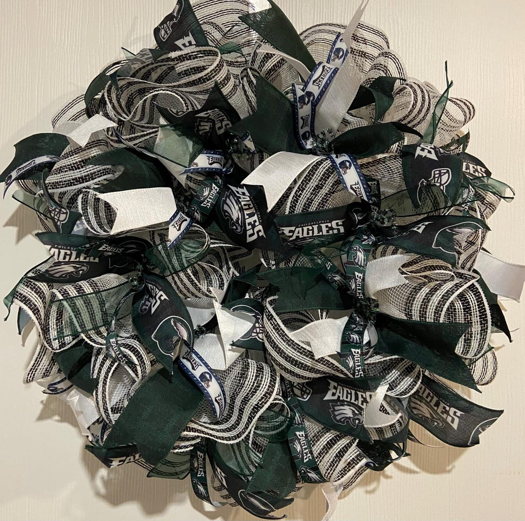 Philadelphia Eagles Wreath, Eagles Wreath, Philly Eagles Wreath, NFL ...