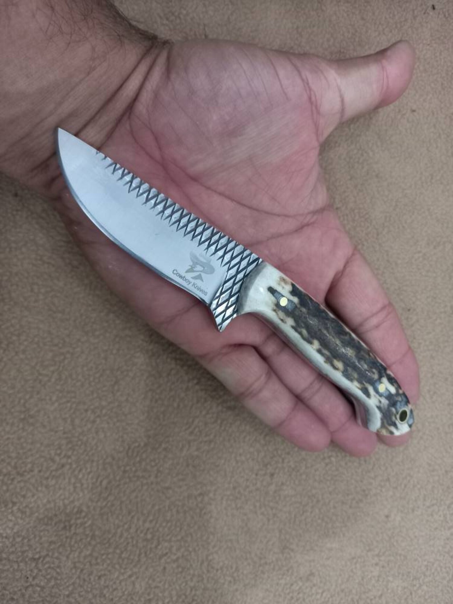 Custom Hand Made Full Tang Hoof Rasp Steel Cowboy Knife,gift for ...