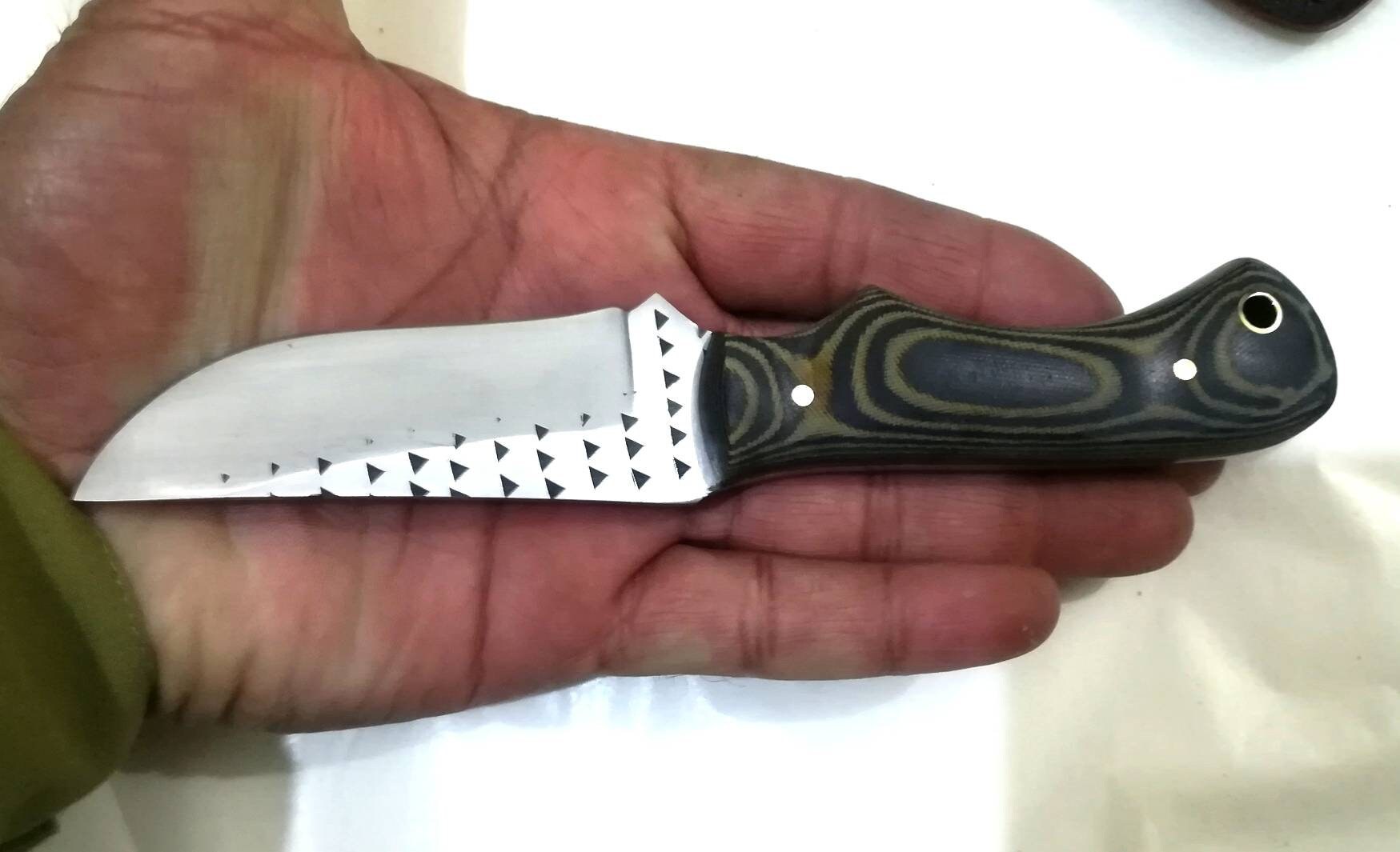 Custom Hand Made Full Tang Farrier Rasp Steel Cowboy Knife. - Etsy