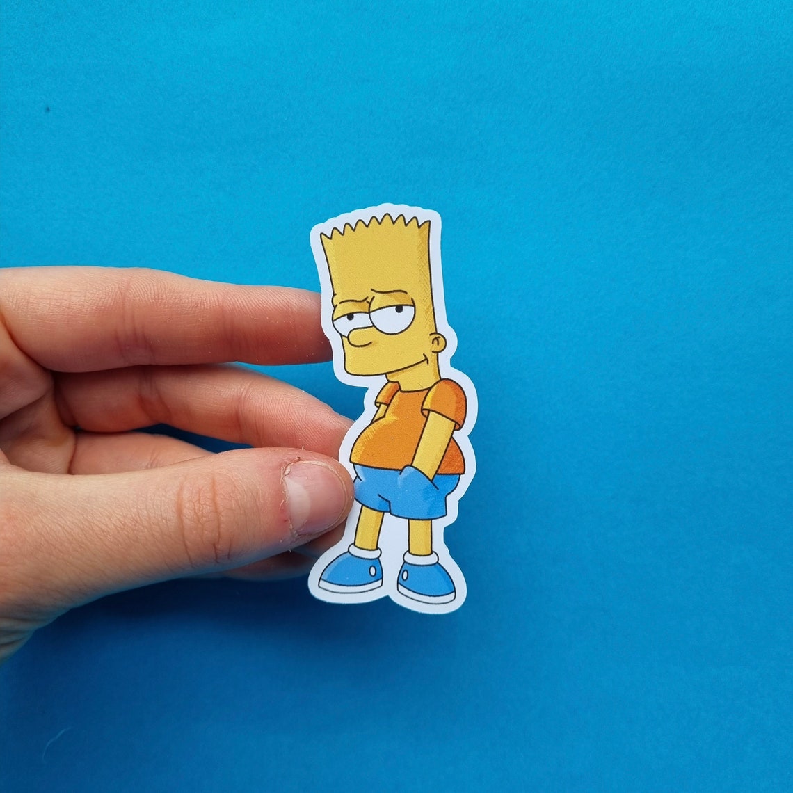 Bart Los Simpson Die Cut Sticker | Etsy